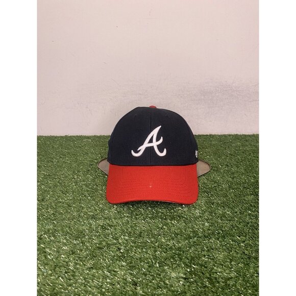 ’47 | Accessories | Atlanta Braves Hat Cap Snap Back Blue Red 47 ...